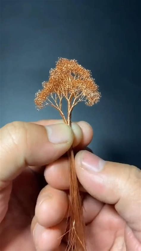How To Make A Tree With Wire Diy Handmade Howto Wire Wire Art Crafting Wire Diy Wire
