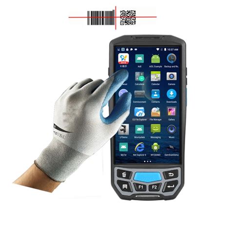 Portable Nfc Reader Long Range Barcode Scanner Smart Mobile Data