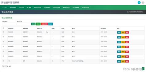 Javajspssm高校资产管理系统【2024年毕设】 Csdn博客