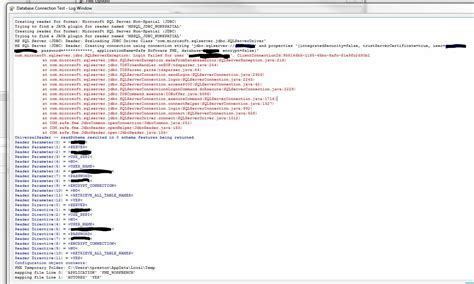 Failed Sql Server Database Connection Community