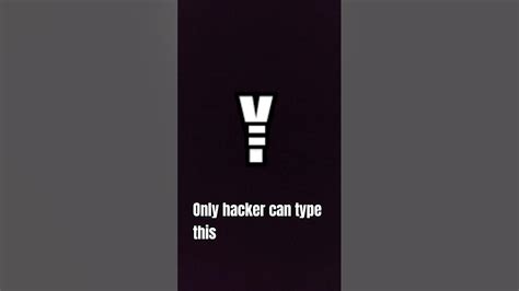 Only Hackrer Can Type This😎 Youtube