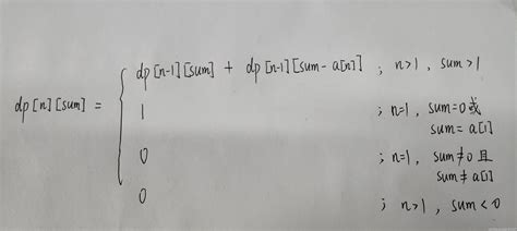 求解数字和为 Sum 的方法数问题动态规划求解数字和为sum的方法数问题 问题描述 给定一个有n个正整数的数组a和一 Csdn博客