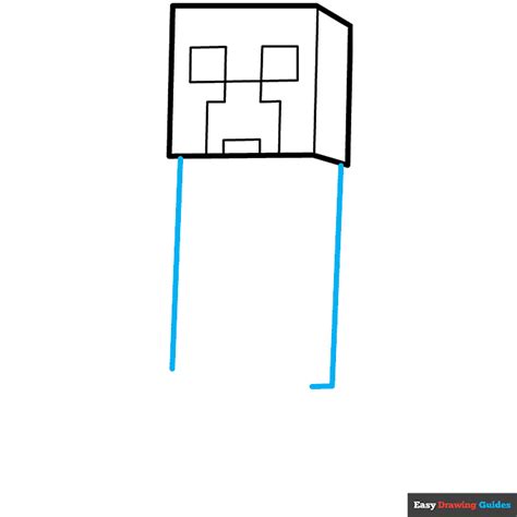 How To Draw A Minecraft Creeper Face