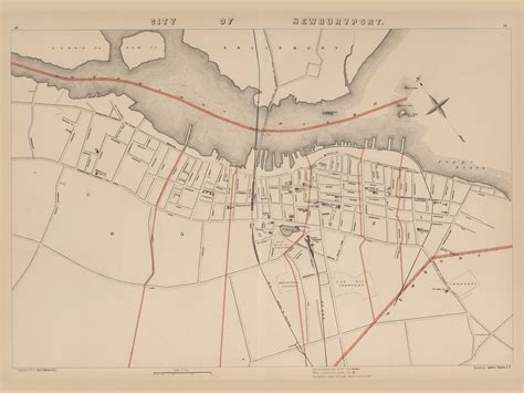 City Of Newburyport Massachusetts 1891 Old Town Map Reprint Walker