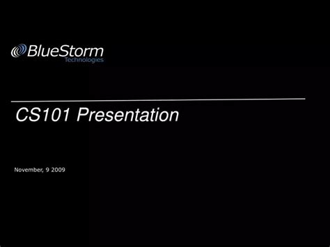 Ppt Cs101 Presentation Powerpoint Presentation Free Download Id5910278