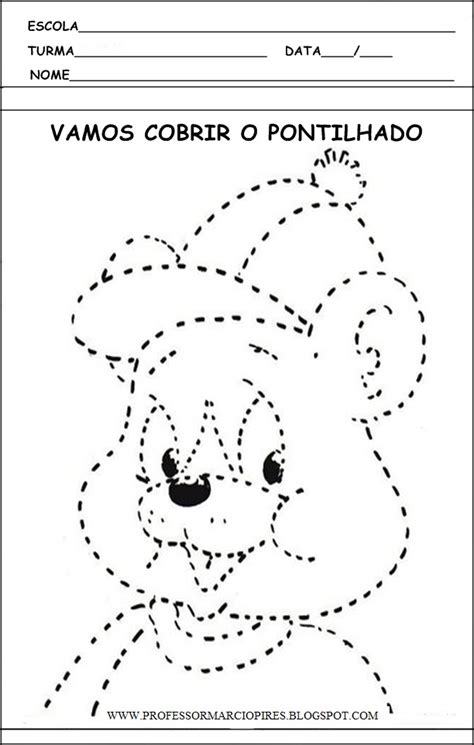 Professor M Rcio Atividades Pontilhadas