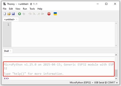 13 Installation Von Micropython Auf Dem Esp32wichtig — Sunfounder