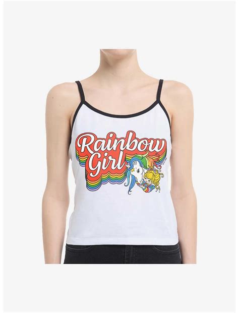 Rainbow Brite Rainbow Girl Girls Cami White Hot Topic