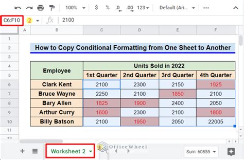 How To Copy Conditional Formatting To Other Cells In Google Sheets