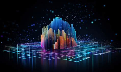 Big Data Technology And Data Science Illustration Data Flow Concept Querying Analysing