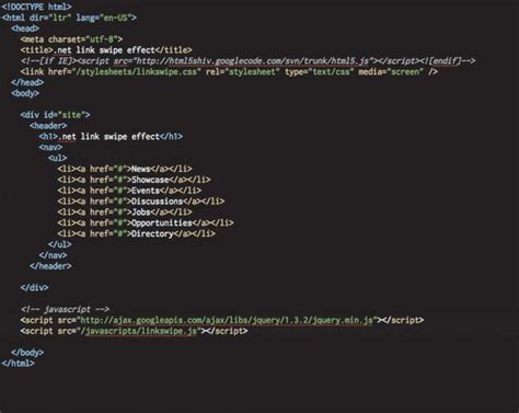 JavaScript Animations The Link Swipe Creative Bloq
