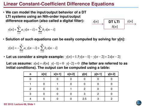 PPT LECTURE DIFFERENCE AND DIFFERENTIAL EQUATIONS AND THEIR SOLUTIONS PowerPoint