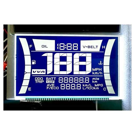 Custom Segment Ebike Display LCD Digital Speedometer