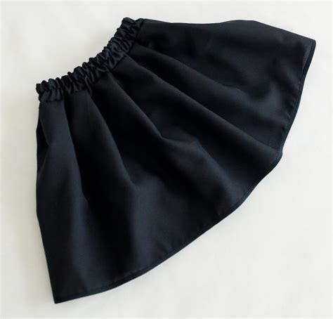 Спідничка під вишиванку чорного кольору