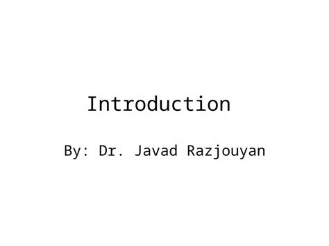 Ppt Introduction By Dr Javad Razjouyan Programming Languages Dokumentips