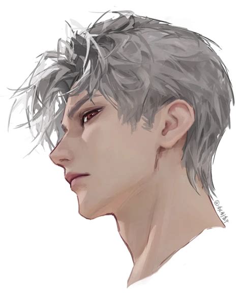 秘制鱼干 关注 摸的彻子哥 是前段时间的头像作业 秦彻 恋与深空 花瓣网