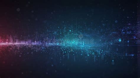 Futuristic Data Stream Flowing Through Cyberspace In A Plexus Network Stock Image Image Of