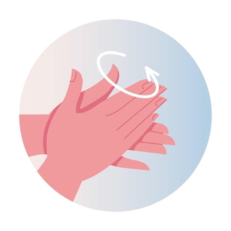 손을 씻는 방법 프리미엄 벡터