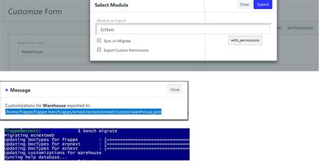 Bench Migrate In Erpnext V12xx Develop Develop App Development Frappe Forum