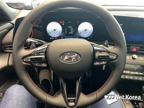 리뷰 아반떼 N라인 시트는 편한데 주행 모드 버튼은 어색 Zdnet Korea