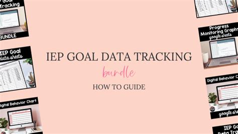 How To Use IEP Goal Tracking Sheet To Save Time Learning Support Lady