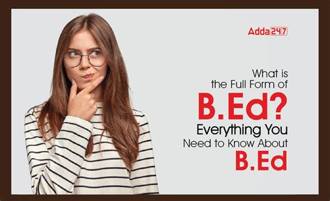 B Ed Full Form What Is The Full Form Of B Ed
