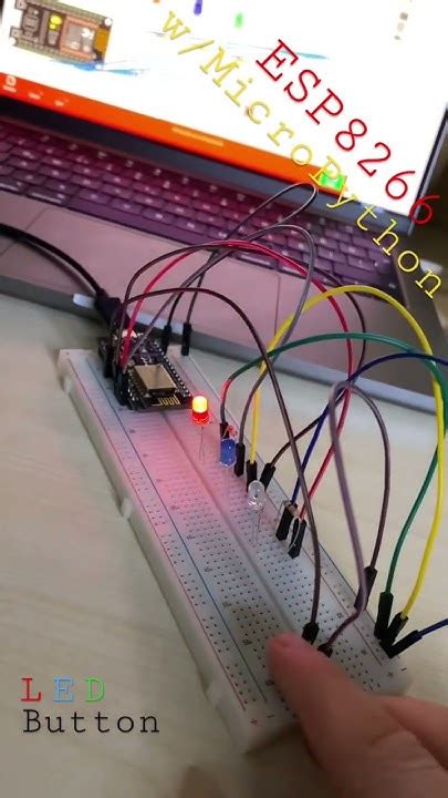 Esp8266 Wmicropython Led Button Electronics Technology