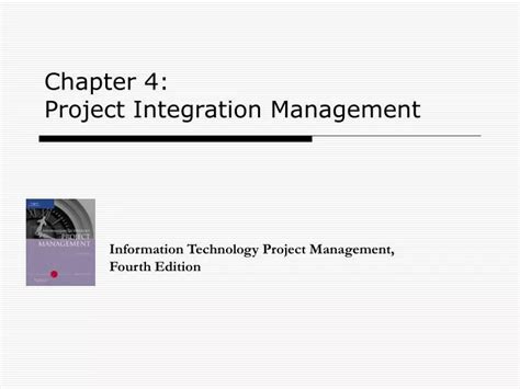 Ppt Chapter 4 Project Integration Management Powerpoint Presentation