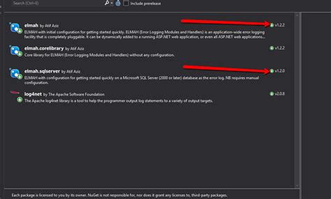 an error is present when downloading error log from elmah caused by