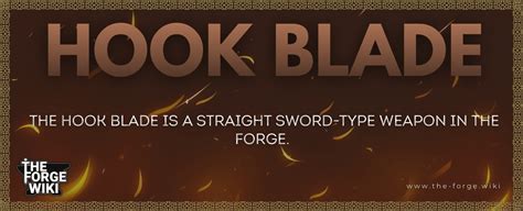 Hook Blade The Forge Database