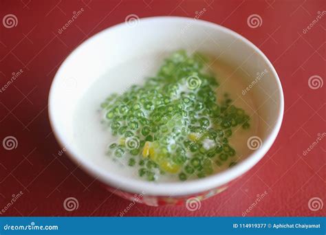 Thai Dessert Made From Tapioca Starch Stock Image Image Of Lunch