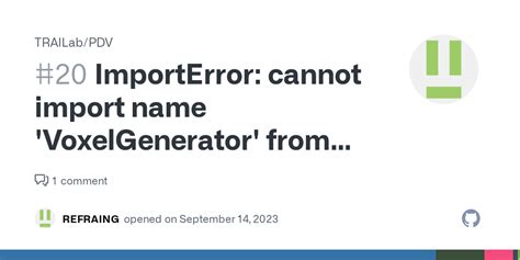 Importerror Cannot Import Name Voxelgenerator From Spconv Utils Issue Trailab Pdv