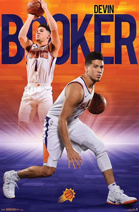 Download "Devin Booker scoring for the Phoenix Suns with his iPhone" Wallpaper | Wallpapers.com