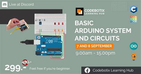 ค่าย basic hardware with arduino by codebotix learning hub camphub