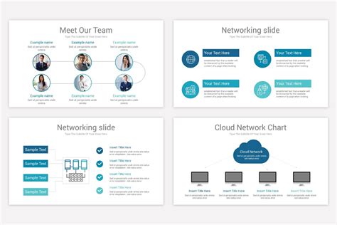 Free Networking Powerpoint Template Nulivo Market