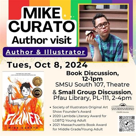 The Csusb Libraries Are Excited To Welcome Award Winning Author And