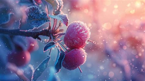 Frozen Apple Wallpaper Stock Illustration Illustration Of Isolated