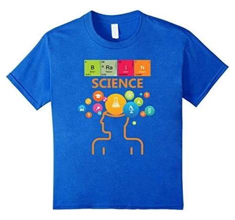 brain science t shirt periodic table geek by zany brainy