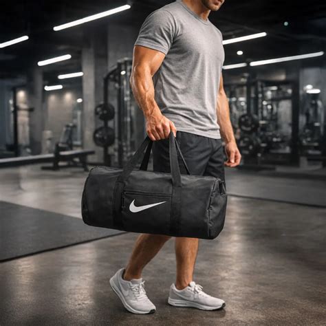 Duffle Gym Bags In Black With Zipper Closure Promotional Ts Suppliers