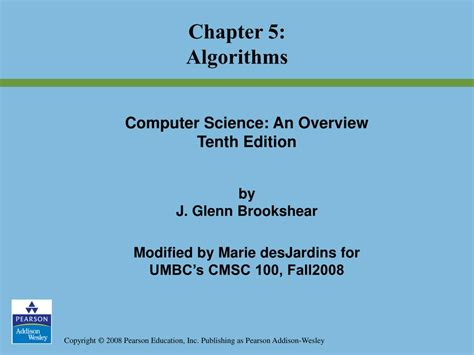 PPT Chapter Algorithms PowerPoint Presentation Free Download ID