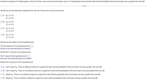 Solved Identify The Null And Alternative Hypotheses For This Chegg