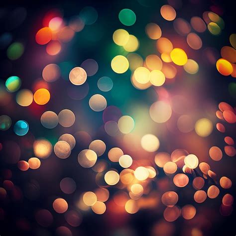 Premium Photo | Bokeh lights background effect