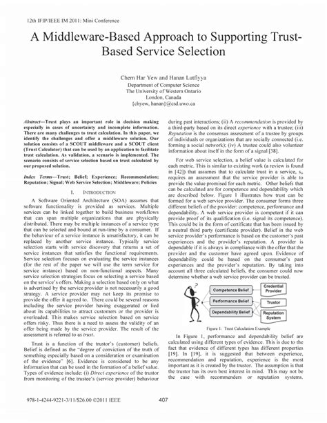 pdf a middleware based approach to supporting trust based service