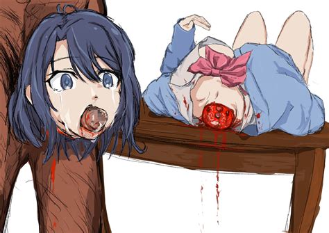Rule 34 1boy 1girls Adachi Sakura Adachi To Shimamura Ahoge Beheaded