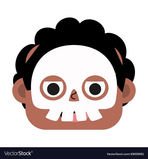 Cute Male Wizard Halloween Costume Avatar Vector Image