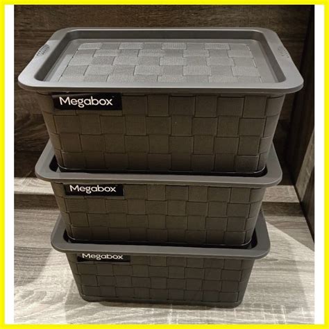 Megabox Classy Design Stackable Storage Box Shopee Malaysia