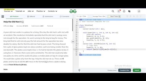 gfg codechef hackerrank leetcode codeforces cp recursion