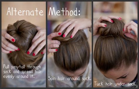 Hello Framboise Sock Bun Tutorial