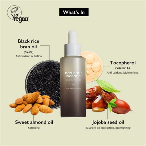 Haruharu Wonder Black Rice Facial Oil Ruru