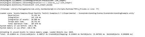 scene understanding crashes unity 2020 3 2f1 · issue 10099 · microsoft